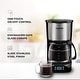 Chefman Programmable Electric Coffee Maker, Round Stainless Steel, 12 ...