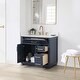 Altair Gavino Bath Vanity with Grain White Composite Stone Top, no ...