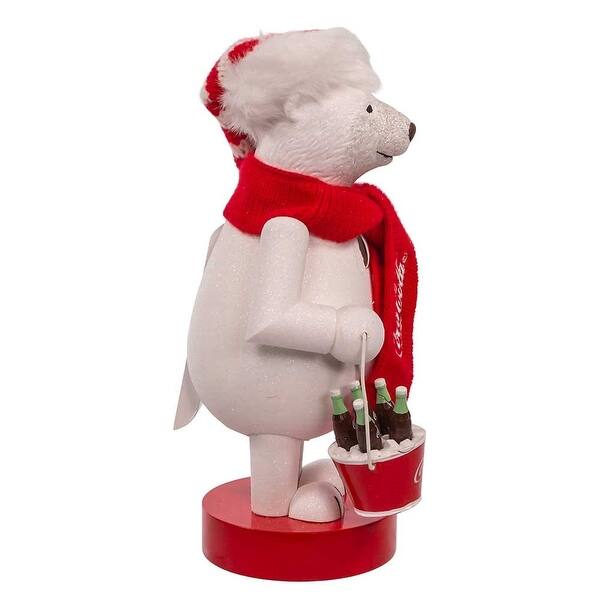 Kurt Adler 14-Inch Coca-Cola® Polar Bear Nutcracker - Multicolored ...