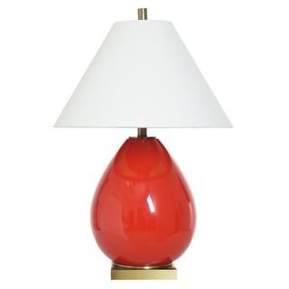 StyleCraft Dann Foley Lifestyle - Alice - Glass Table Lamp - Rouge ...