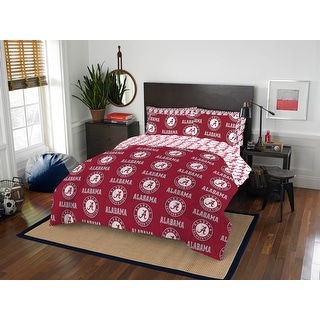 NCAA Alabama Crimson Tide Rotary 7 Piece Full Bed in a Bag Set - Bed ...