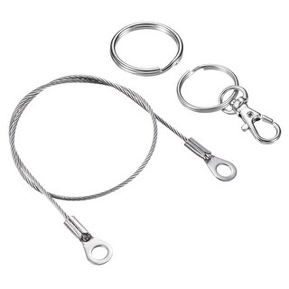 Stainless Steel Lanyard Cable Eyelets Ended Security Wires Rope with ...
