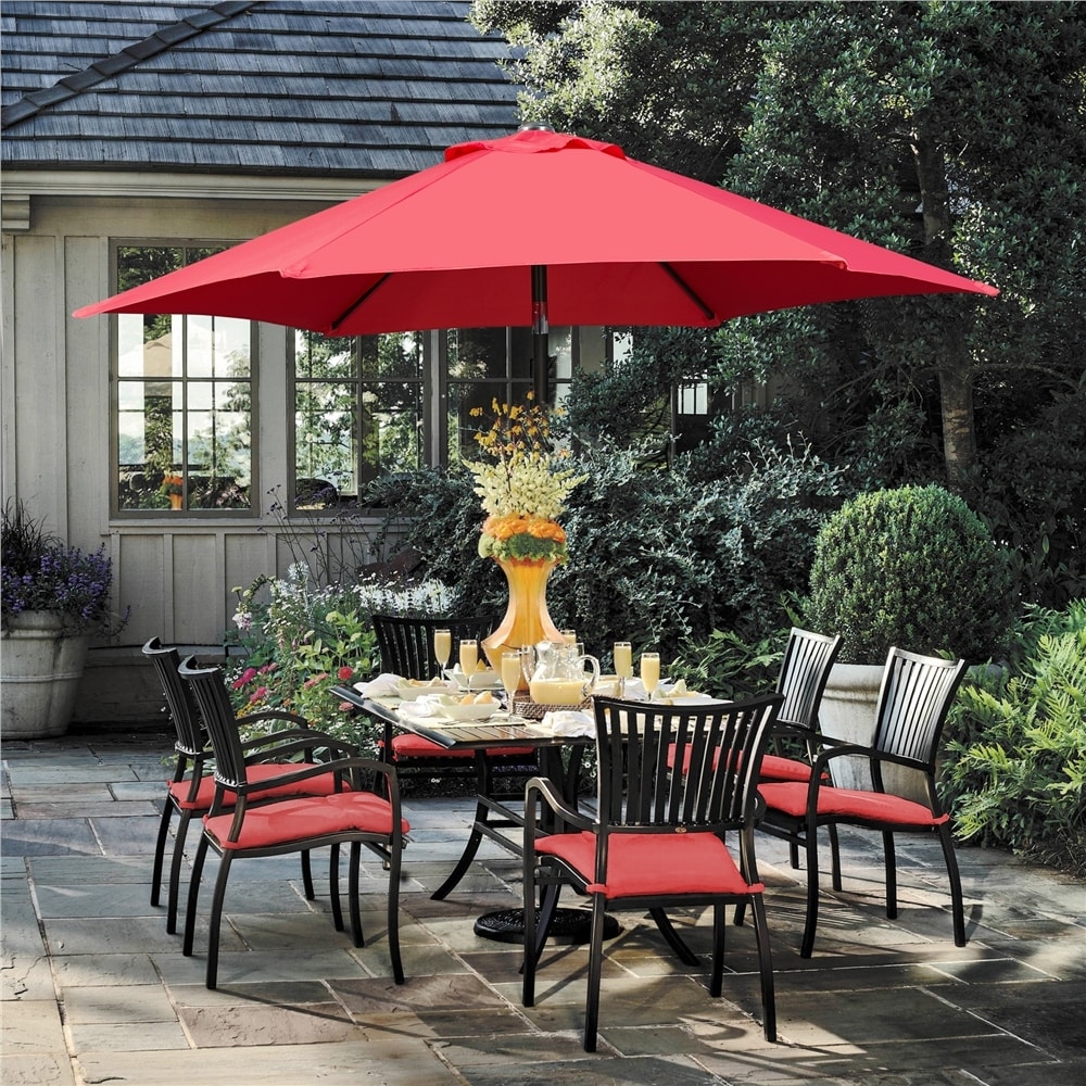 Yaheetech 7.5FT Patio Umbrella Market Umbrella Garden Table Umbrella with 6 Ribs On Sale Bed Bath Beyond 35548527