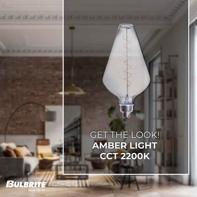 Bulbrite 4 Watt Grand Filaments Medium Dimmable (E26) LED Bulb - 200 ...