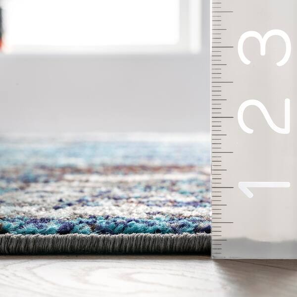 Brooklyn Rug Co Haydee Glacial Abstract Area Rug - Bed Bath & Beyond ...