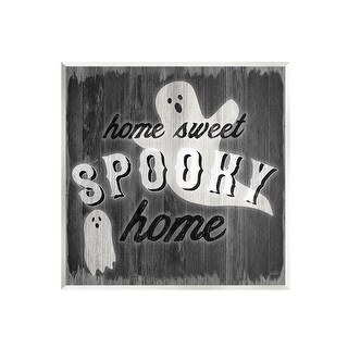 Stupell Sweet Spooky Home Ghosts Sign Wall Plaque Art, Design by ...