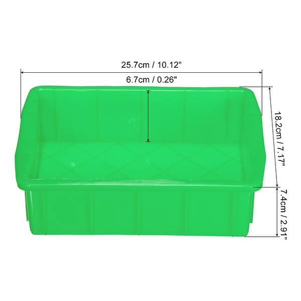 10"x7"x3" Lab Tray Rectangle Utility Stackable Box Craft Organizer ...