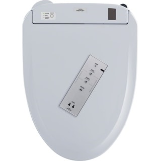 TOTO SW584T20 Washlet+ S350E Elongated Soft Close Bidet Seat with ...