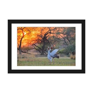 iCanvas "Magical Land (Sarus Crane)" by Nitin Sonawane PFA - Bed Bath ...