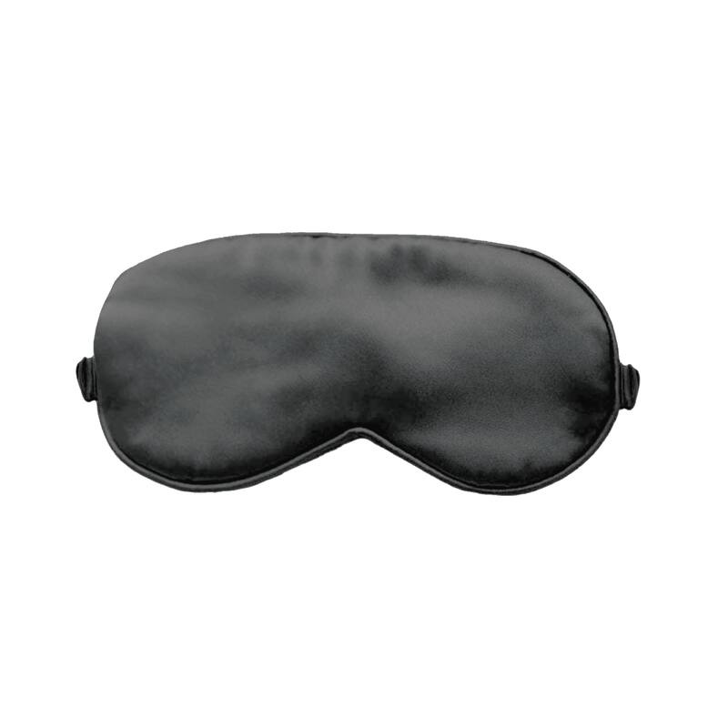 100% Satin Blackout Sleep Mask - Overstock - 43005047