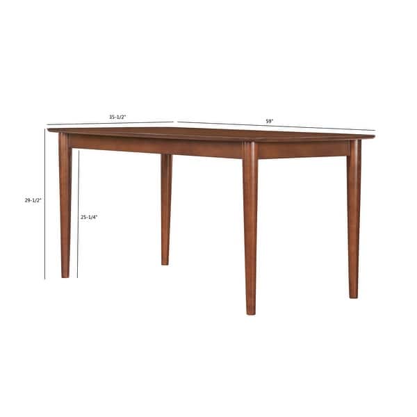 Belinda 59-inch Rectangular Leg Dining Table by Greyson Living - Bed ...