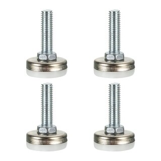 Furniture Levelers, M8x25 Adjustable Furniture Leg for Tables, Silver ...
