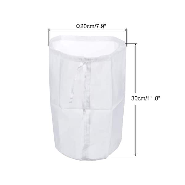 100 Mesh Paint Filter Bag 7.9" Dia Nylon Strainer with Drawstring for ...