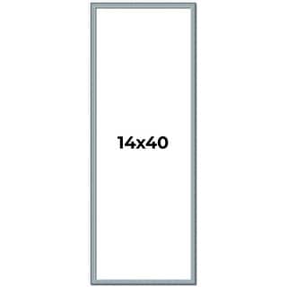 14x40 Frame Rustic Sky Blue Solid Wood Picture Frame | 0.75 Inch - Bed ...