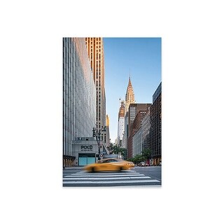 Chrysler Building at sunrise, Midtown Manhattan Print On Acrylic Glass ...