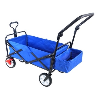 Heavy Duty Folding Garden Portable Hand Cart with Adjustable Handles ...