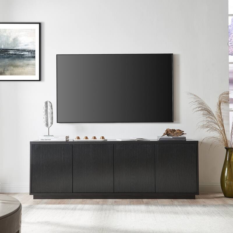 Hanson Rectangular TV Stand for TV's up to 75" - On Sale - Overstock ...