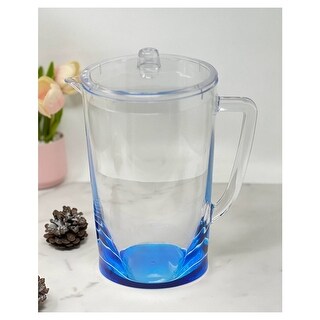 LeadingWare Oval Halo Acrylic Water Pitcher with Lid (2.75 Quarts) - 8. ...