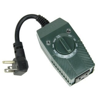 Stanley LightTimer Select Twin 1-Outlet Light-Sensing Countdown Timer ...