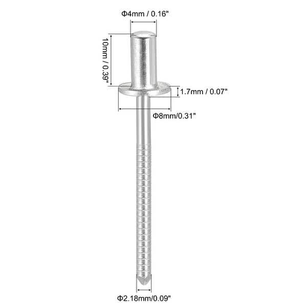 Blind Rivets 304 Stainless Steel 4mm Diameter, 25pcs - Bed Bath ...