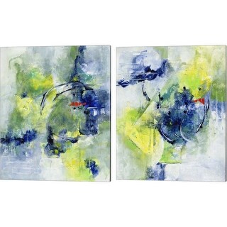 Joyce Combs 'Springtime Abstract' Canvas Art (Set of 2) - Bed Bath ...