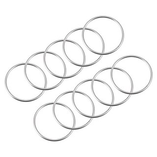 304 Stainless Steel Welded O Ring 3mm Thickness 20pcs - Bed Bath ...