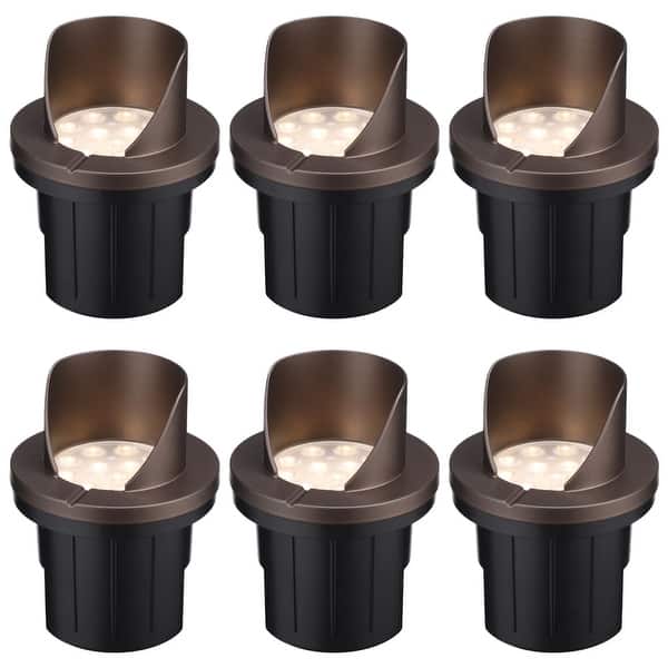 Shielded Well Light, 6W Low Voltage, Oil Rubbed Bronze, 3000K Warm ...