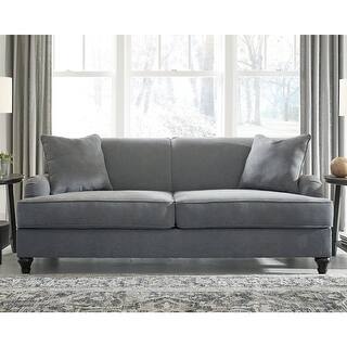 Signature Design by Ashley Renly Blue Sofa - 82"W x 43"D x 35"H - Bed ...