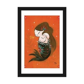 iCanvas "Goldfish Mermaid - Bubble Kiss" by Martin Hsu - Bed Bath ...