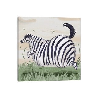 iCanvas "Chonky Zebra" by Annada N. Menon Canvas Print - Bed Bath ...