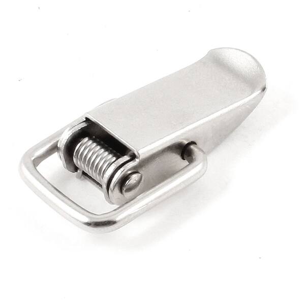 0.12 Dia Mounting Hole Spring Loaded Lockable Loop Draw Latch - Bed ...