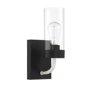 Single Light Sconce With Clear Glass Metal, A Stylish and Functional ...