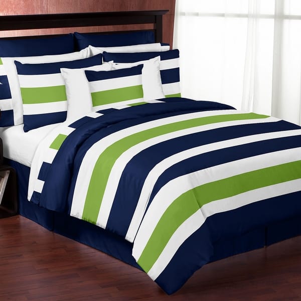 lime green bedding