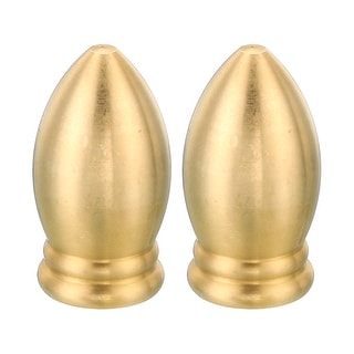 2pcs M10 Thread Lamp Finial Cap Knob Brass Lamp Shade Harp Top Screw 17 ...