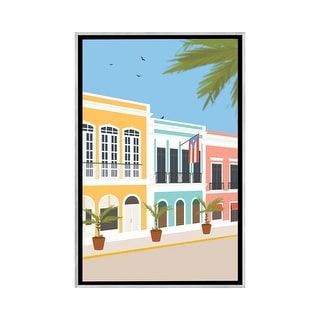 iCanvas "Old San Juan, Puerto Rico" by Lyman Creative Co. Framed - Bed ...