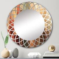 Designart "Islam Art The Pillars II" Islamic Modern Wall Mirror - On ...
