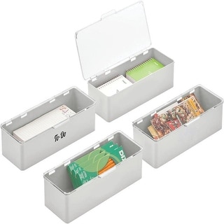 Office Supplies Storage Organizer Box - Pack of 4 - Bed Bath & Beyond ...