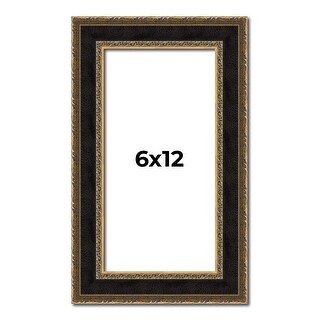6x12 Frame Gold Antique Vintage Sold Wood Picture Frame | 1.75 Inch ...