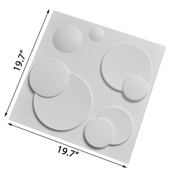 Art3d 3D Wall Panels PVC Bubble Design (32 Sq.Ft) - Bed Bath & Beyond ...