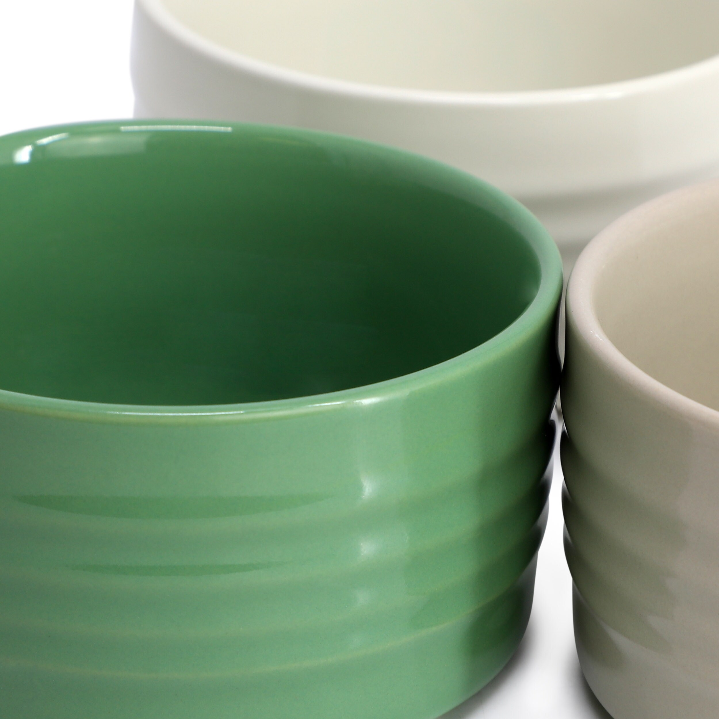 green ramekin