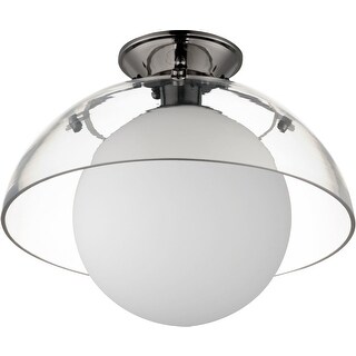 Studio M SM31009CL Domain 14" Wide LED Semi-Flush Ceiling Fixture by ...