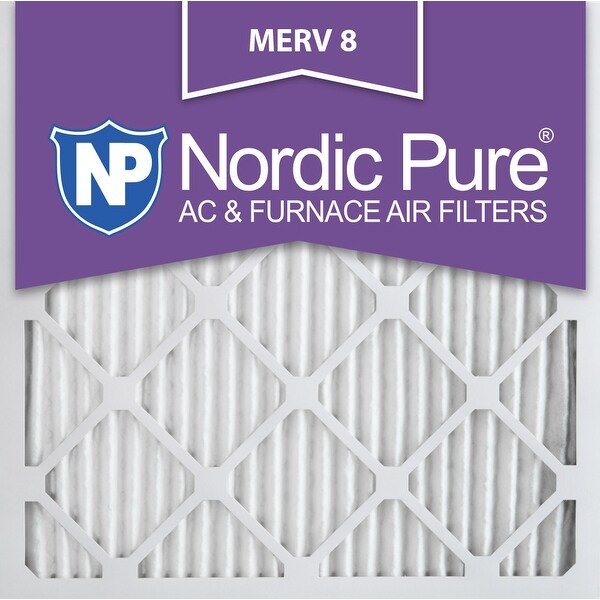Nordic pure pleated merv ac furnace air filters qty store