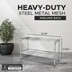 Design Ideas MeshWorks 2 Tier Full-Size Metal Storage Shelving Unit ...