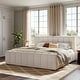 Christopher Knight Home - Elowen Modern Upholstered Bed Frame with ...