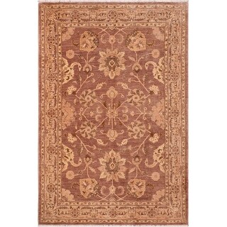 Classic Ziegler Alethea Brown Tan Hand-knotted Wool Rug - 6 ft. 1 in. X ...