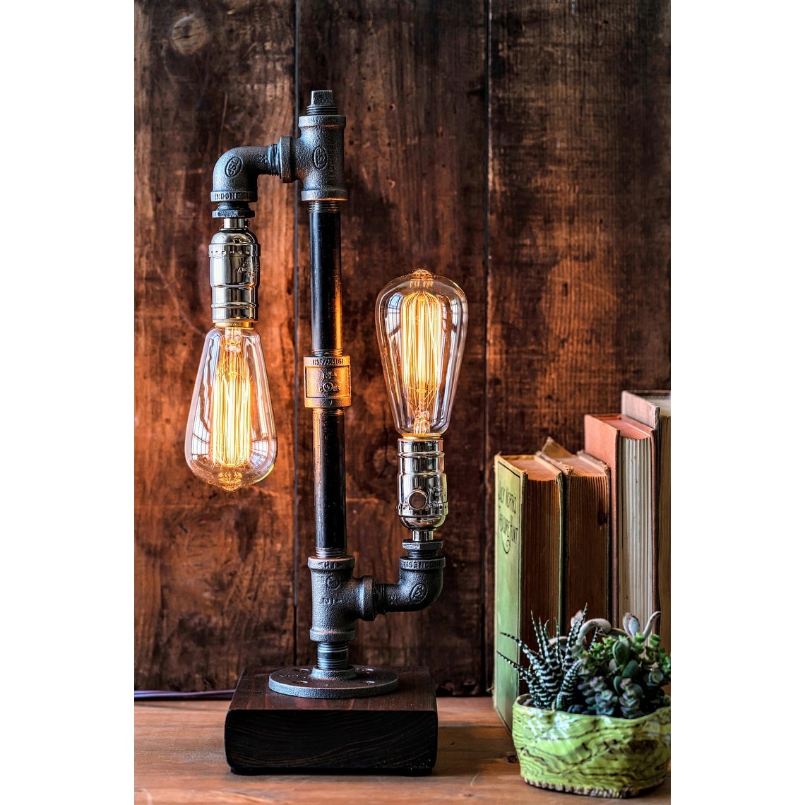 steampunk table lamp