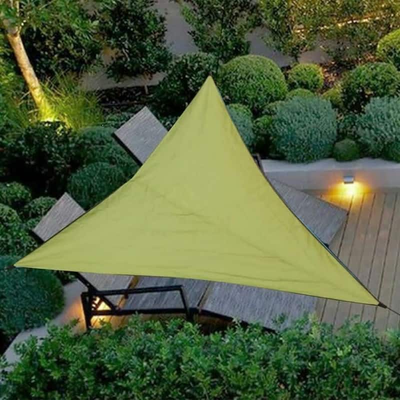 Army Green Sun Shade Sail Canopy Triangle - Bed Bath & Beyond - 37538385
