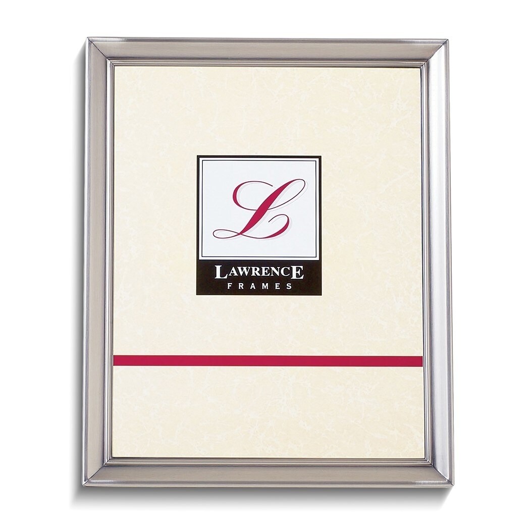 brushed silver picture frames