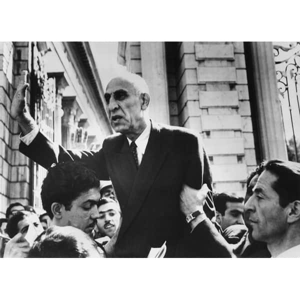 Mohammed Mossadegh Speaking Outside The Iranian Parliament Building ...