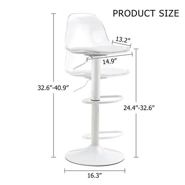 Bar Chairs,Bar Stools Can Rotate 360°And Adjust Lifting Pet Backrest ...